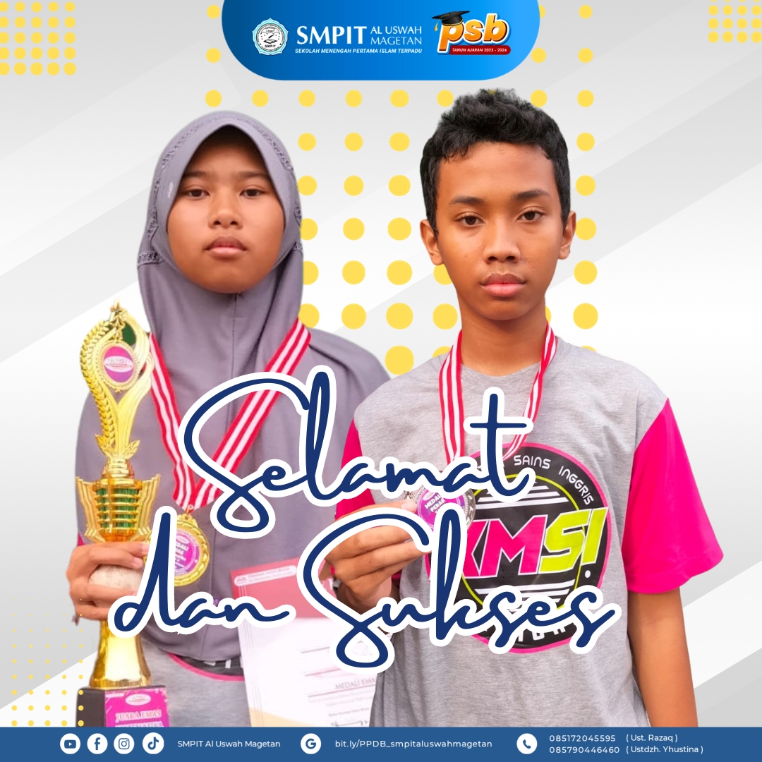 MENDULANG EMAS DAN PERAK DALAM OLIMPIADE KMSI NASIONAL 2023 - SMPIT Al ...